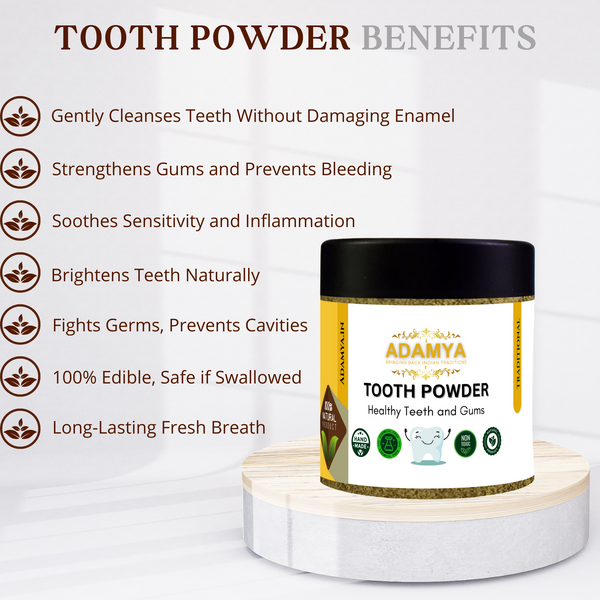 NATURAL TOOTHPOWDER – adamya